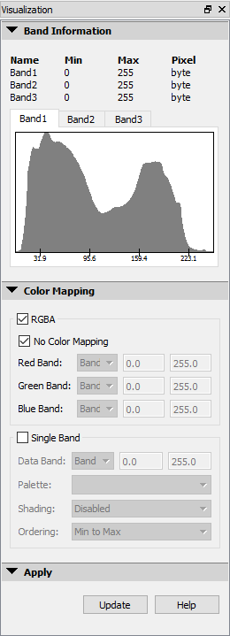 Displaying bars - PIX4Dmapper